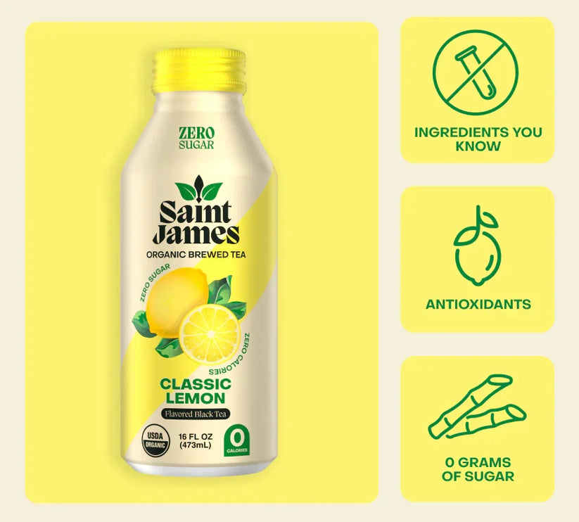 Classic Lemon – Saint James Iced Tea